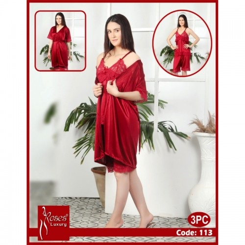 Silk Bridal Short Nighty available in Pakistan, Silk Bridal Nighty